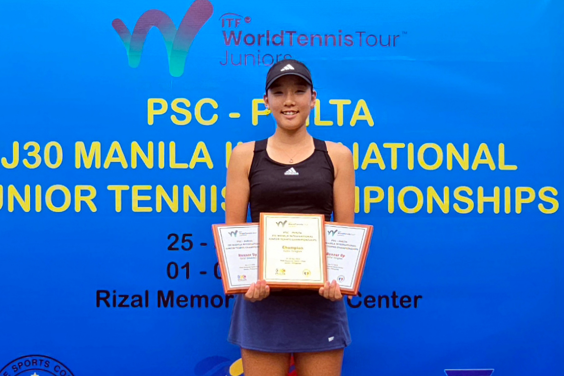 테니스 유망주 박서진, ITF J30 마닐라 우승.. 통산 V2